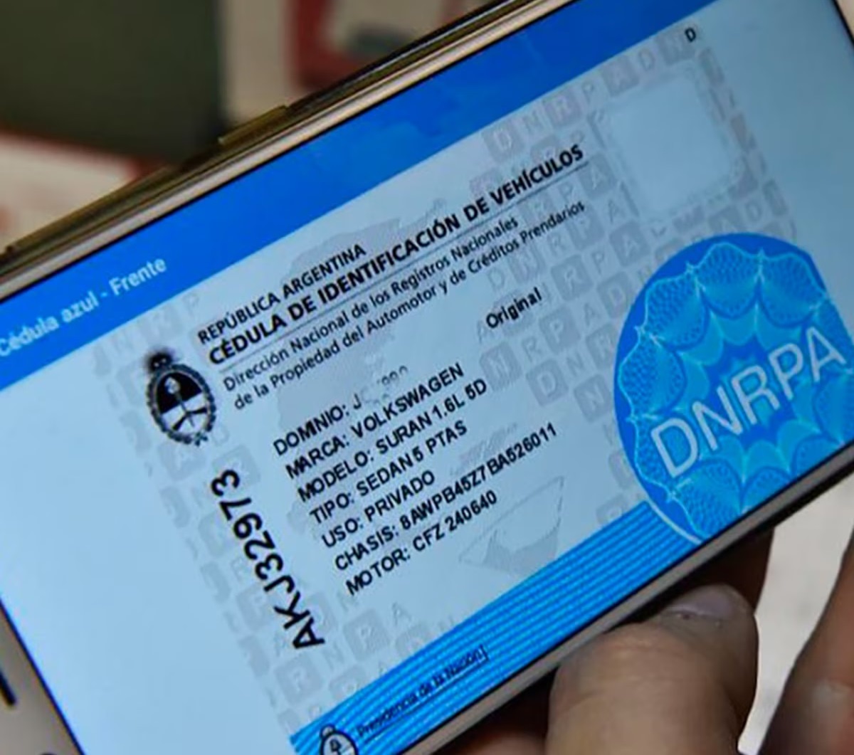 Rige la cédula azul digital: cómo habilitar a otra persona a conducir ...